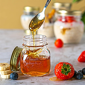 Bormioli Rocco Set Of 4 Food Preserve Jars With Airtight Screw Lid From Quattro Stagioni