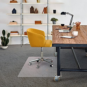 Advantagemat Vinyl Rectangular Chair Mat Carpets over 3/4" - 48" x 60"