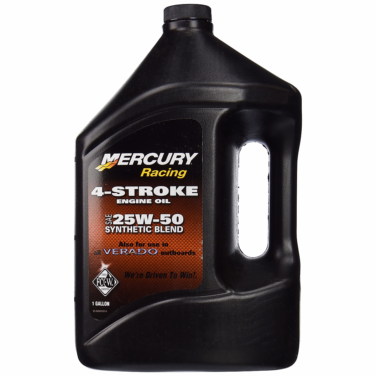 MERCURY OEM Verado 4-Stroke Engine Oil SAE 25W-50 Synthetic Blend One Gallon # 8M0078014
