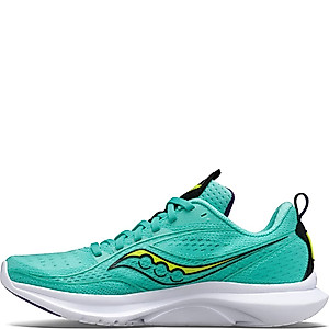 Saucony Women's Kinvara 13 Running Shoe, Cool Mint/Acid, 9