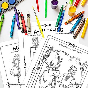 Disney Frozen 2 Anna and Olaf 32-Page Coloring and Activity Book with Puffy Stickers 45823, Bendon