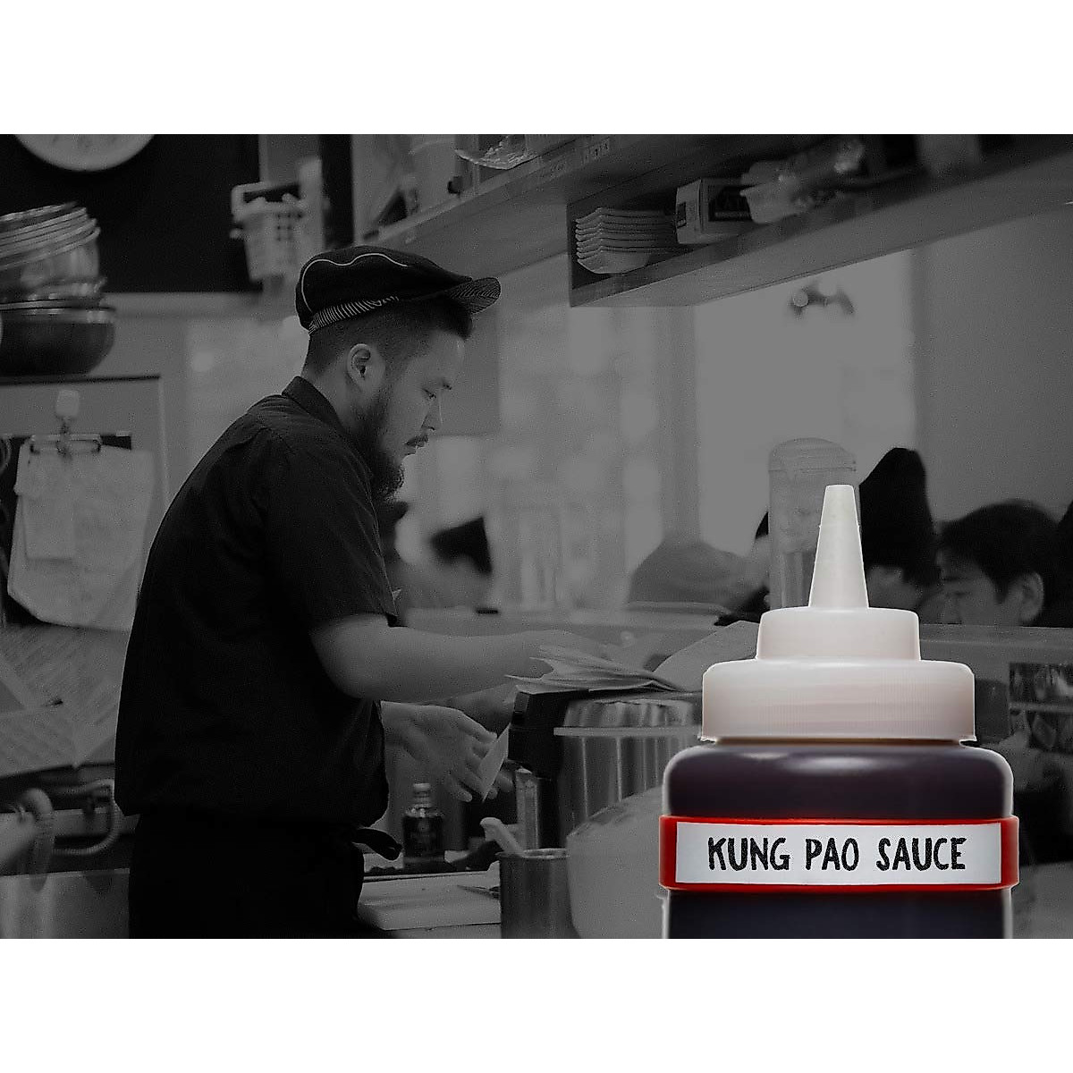 Waterproof Squeeze Bottle Kitchen Labels Writable 24-Pack Kitchen Bandits Regular Multicolor