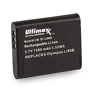 Olympus Tough TG-6 Digital Camera (Red) with Carrying Case (Black) and Starter Kit: Includes- x1 Ultimaxx Li-90B Replacement Battery for Olympus Tough TG-6 Cameras, & SanDisk Ultra 128GB