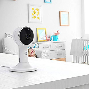 Motorola LUX65-2 by Hubble Connected Two Camera Video Baby Monitor - 5" Parent Unit and 1080p Wi-Fi Viewing for Baby, Elderly, Pet - 2-Way Audio, Night Vision, Digital Zoom