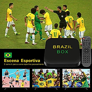 2023 Newest Brazil IPTV Box for TV and Movies Powerful Hardware Support Your Video System Better and Provide 15000+ Videos for You.