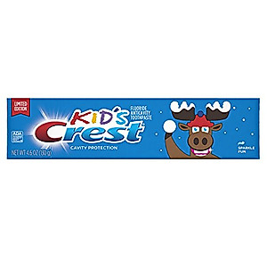 Crest Kid's Crest, Fluoride Anticavity Toothpaste, Sparkle Fun Flavor, 4.6-Ounce Tube