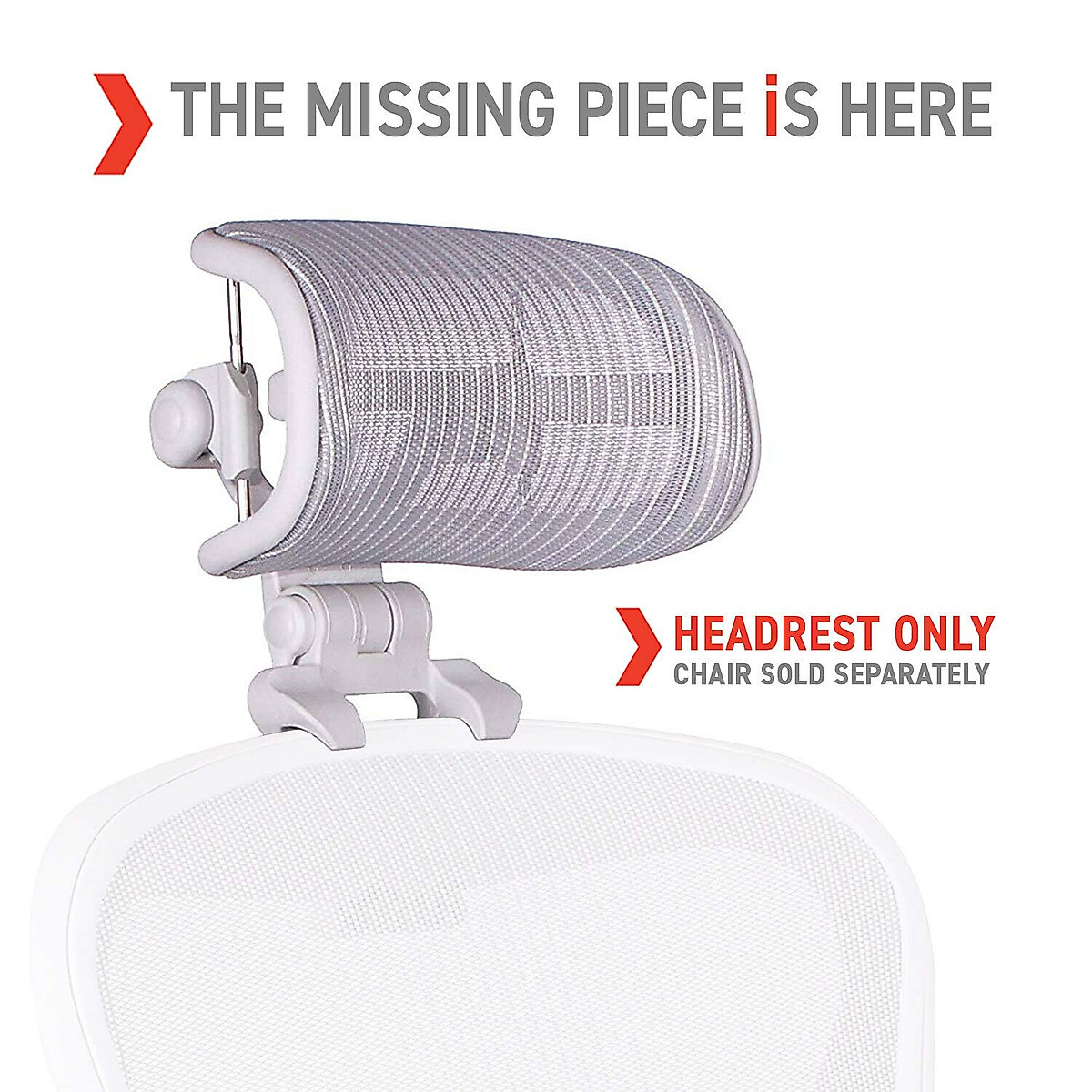 Engineered Now The Original Headrest for The Herman Miller Aeron Chair Headrest ONLY - Chair Not Included (H3 for Remastered, Mineral)