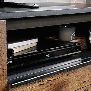 Sauder Boulevard Café Credenza, For TVs up to 60", Black finish