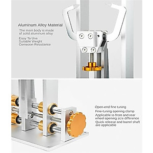 Biking Maintenance Tools Bicycle Wheel Truing Stand, Wheel Tuning Repair Tool Kit, Professional Bike Wheel Repair Truing Bearing Workstands, 10-29" Bicycle Mechanic Repairing Rack