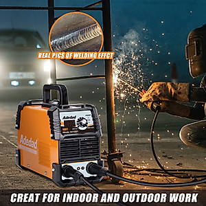 Adedad Welding Machine 160Amp, 110/220V Stick ARC Welder Machine, IGBT Inverter Digital Display LCD MMA Welder, Built-in Hot Start ARC Force Portable Electric Welding Machine, Beginner Welder Kit