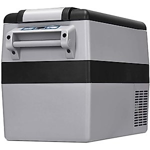 COSTWAY Car Refrigerator, 44 Quart Compressor Cooler and Freezer, -4°F to 50°F, Portable and Compact Vehicle Car Fridge, For Car, Home, Camping, Traveling