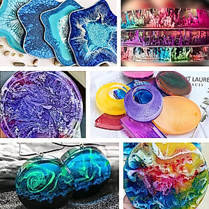 Alcohol Ink Set 27 Vibrant Colors,Epoxy Resin Paint Colour Dye, Concentrated Alcohol-Based Ink Pigment for Resin Petri Dish, Coaster, Resin Art, Tumbler Making, Acrylic Painting - 0.35oz Each