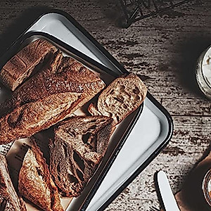 1PCS Handcrafted Vintage Tray White Enamel Home Cake Oven Baking Tray Square Retro Plates (16CMX22CMX3CM)