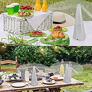 PIOPIAONIU 3 PCS Fly Fans for Tables,Portable Food Fly Fan Picnic Fans for Indoor Outdoor