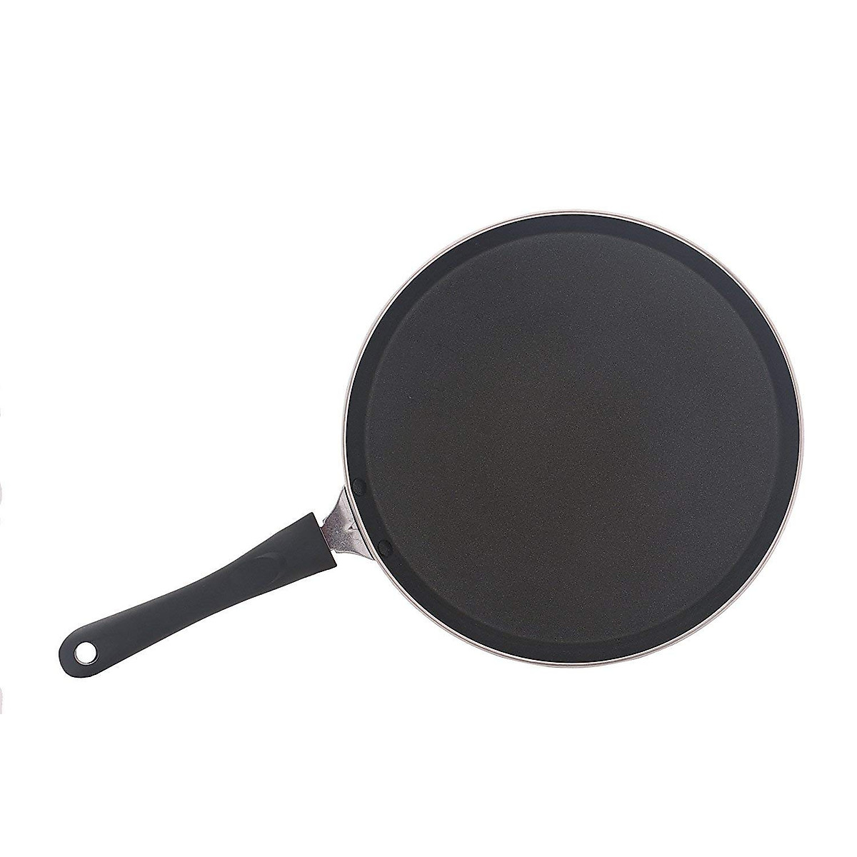 PRC Online Retail Dosa Pan/Non Stick Dosa Tawa Size- 300 mm,Thickness- 2.4mm / dosa tawa/dosa tawa non stick/dosa pan indian/dosa pan non stick,Color : Black and Brown