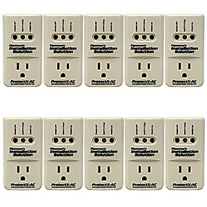 Pipeman's Installation Solution 10-Pack 3600 Watts Air Conditioner Surge Brownout Voltage Protector (New Model)