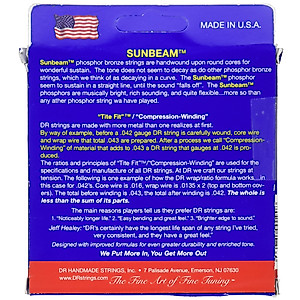 DR Strings Sunbeam - Phosphor Bronze AcousticRound Core 13-56