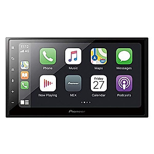 Pioneer DMH-2600NEX Multimedia Bluetooth Car Stereo Receiver with Apple CarPlay, Android Auto, 6.8" WVGA Display and Gravity Magnet Phone Holder Bundle