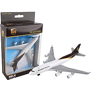 Matty's Toy Stop Daron UPS (United Parcel Service) Package Truck & Plane Deluxe Gift Set Bundle with Exclusive Storage Bag - 2 Pack