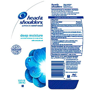 Head & Shoulders Deep Moisture Shampoo 12.8 fl oz, pack of 1