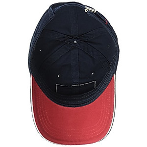 Tommy Hilfiger Men's Cole Dad Hat, core navy, One Size