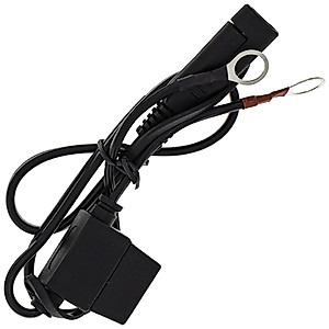 NICHE 1-Amp Fully-Automatic LCD Smart Battery Charger 6V/12V Trickle Maintainer for Motorcycle Car Truck UTV ATV Boat