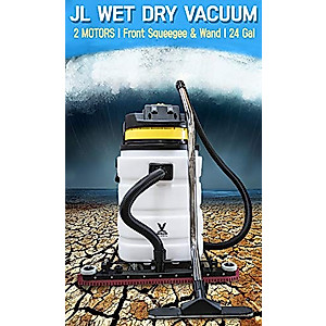 JANILINK Wet Dry Vacuum 24 Gal with Powerful 2 Motors