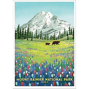 National Parks Postcards: 100 Illustrations That Celebrate America's Natural Wonders