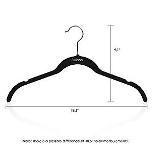 Furinno Dress/Shirt Hanger, Pack of 30, Black