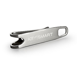 KeySmart Nano Clip - Pocket Clip Key Ring Holder - Secure Your Key Chain, Eliminates Pocket Bulge (2 Pack)