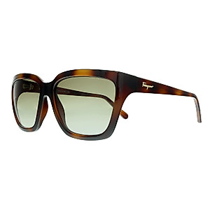 Salvatore Ferragamo SF1018S 214 Tortoise Modified Rectangle Sunglasses for Womens