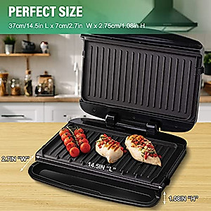 Bonnary Replacement Drip Tray Pan Grease Catcher for George Foreman 14.5"，Easy to Clean Grill Grease Tray Tray for George Foreman Grill Parts