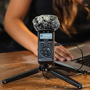 DR07X Windscreen Muff for Tascam DR-07X DR-07MKII Portable Digital Recorders, DR07X Mic Windscreen Artificial Fur Wind Muff by YOUSHARES