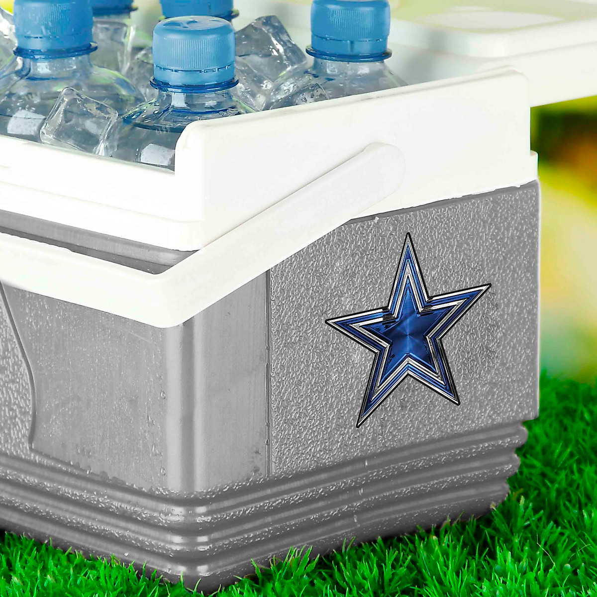 FANMATS 62772 Dallas Cowboys 3D Decal Sticker, 5” x 6.25”