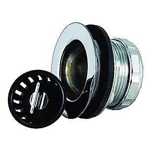 JR Products 9490-215-022 Shower Strainer with Basket and Rubber Washer