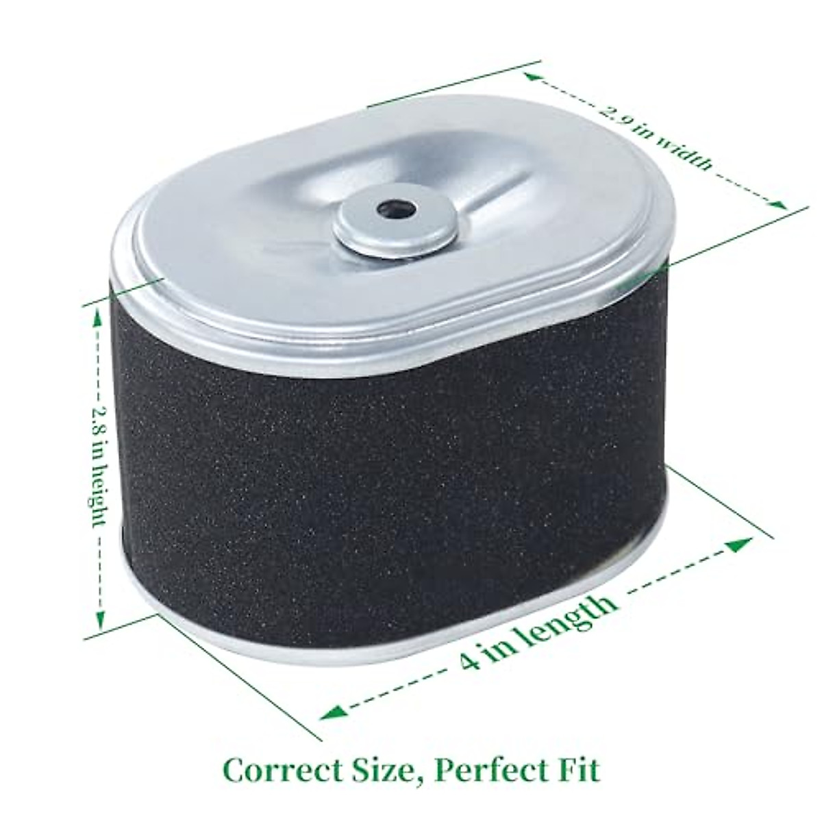 BOSFLAG 6PACK GX160 Air Cleaner Element Replace 17210-ZE3-505 17210-ZE3-010 with Honda GX340 GX 340 GX 390 13HP & 11HP Engine