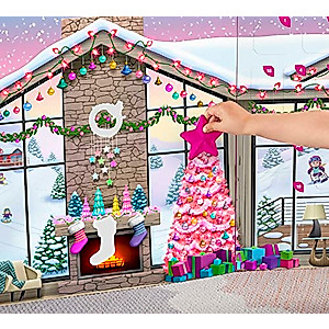 Fisher-Price Little People Barbie Advent Calendar and Toddler Playset, 24 Christmas Figures and Play Pieces (Amazon Exclusive)