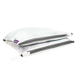 Laundry 360 Twin Compartment Wash Bag, Dimensions: 24" x 13", Protects Clothing, Double Compartment Closure, Prevents Snags, Tangles, Tears, Laundry, Home