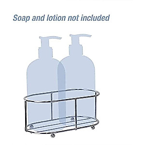 Jolitee Stainless Steel Caddy Bundle: One Silver, One Farmhouse Black