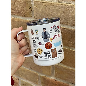 Funny Collage Travel Tumbler Coffee Mug/new girl merch/funny gift for him/ 10oz stainless steel mug/gifts for women