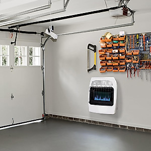 Dyna-Glo 20,000 BTU Natural Gas Blue Flame Vent Free Wall Heater, White