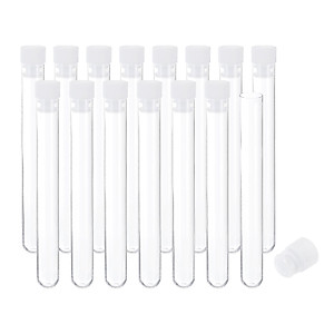 PATIKIL 4" Length Plastic Sewing Needle Storage Holder, 15 Pack Portable Embroidery Needle Pin Toothpick Storage Tubes Cases Box for Craft Knitting, Clear