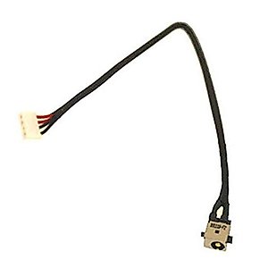 ndliulei AC DC Power Jack w/Cable Harness Socket Replacement for Toshiba Satellite Radius P55W-C P55W-C5200 P55W-C5204 P55W-C5208 1417-00BK000