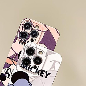 HuaForCity Catoon Red Mouse Phone Case Designed for iPhone 14 Pro Max Cover Case,Silicone TPU Anti-Drop iPhone 14 Pro Max