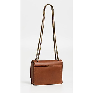 Madewell Women's The Chain Cross Body Bag, English Saddle, Tan, Brown, One Size