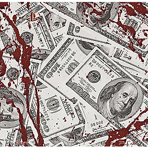 Skin Ps4 PRO - Dollars Blood - Limited Edition Decal Cover ADESIVA Playstation 4 Slim Sony Bundle
