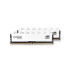 Mushkin Redline White - DDR4 UDIMM - 64GB (2x32GB) 3200MHz CL-14-288-pin1.4V Desktop Ram - Non-ECC - Dual Channel - FROSTBYTE Heatsink (MRD4U320EJJP32GX2)