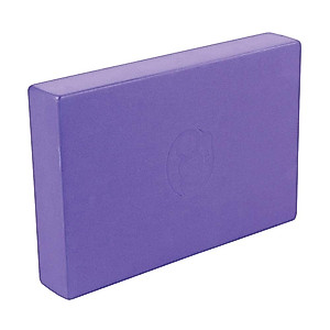 Yoga-Mad Hi Density Foam Yoga Block, Purple