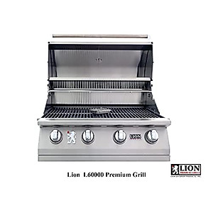 Lion 32″ 4-Burner Gas Grill – L60000 Liquid Propane