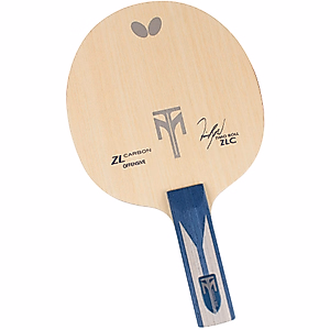 Butterfly Timo Boll ZLC Blade Table Tennis Blade - Professional ZL Carbon Fiber Blade - Available in an, FL, and ST Handle Styles - Made in Japan